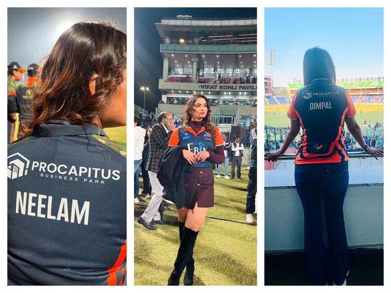 Neelam giri and Dimpal Singh Celebrates Bhojpuri Dabanggs CCL 2025 ...
