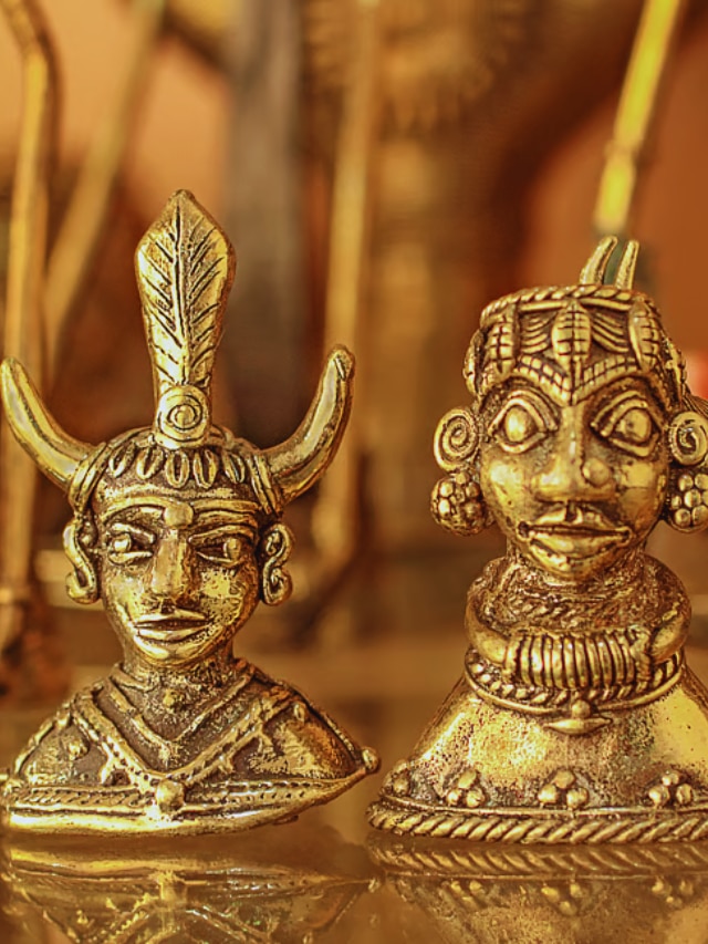 cg famous dhokra art is famous worldwide pm modi gifted this art statue ...