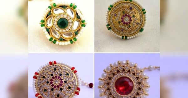 Rajasthani Borla Design for traditional functions to wedding day ...