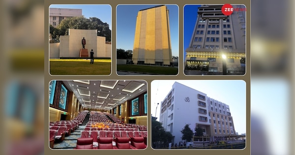 Photos of RSS Delhi headquarter Inauguration today Mohan Bhagwat Amit ...