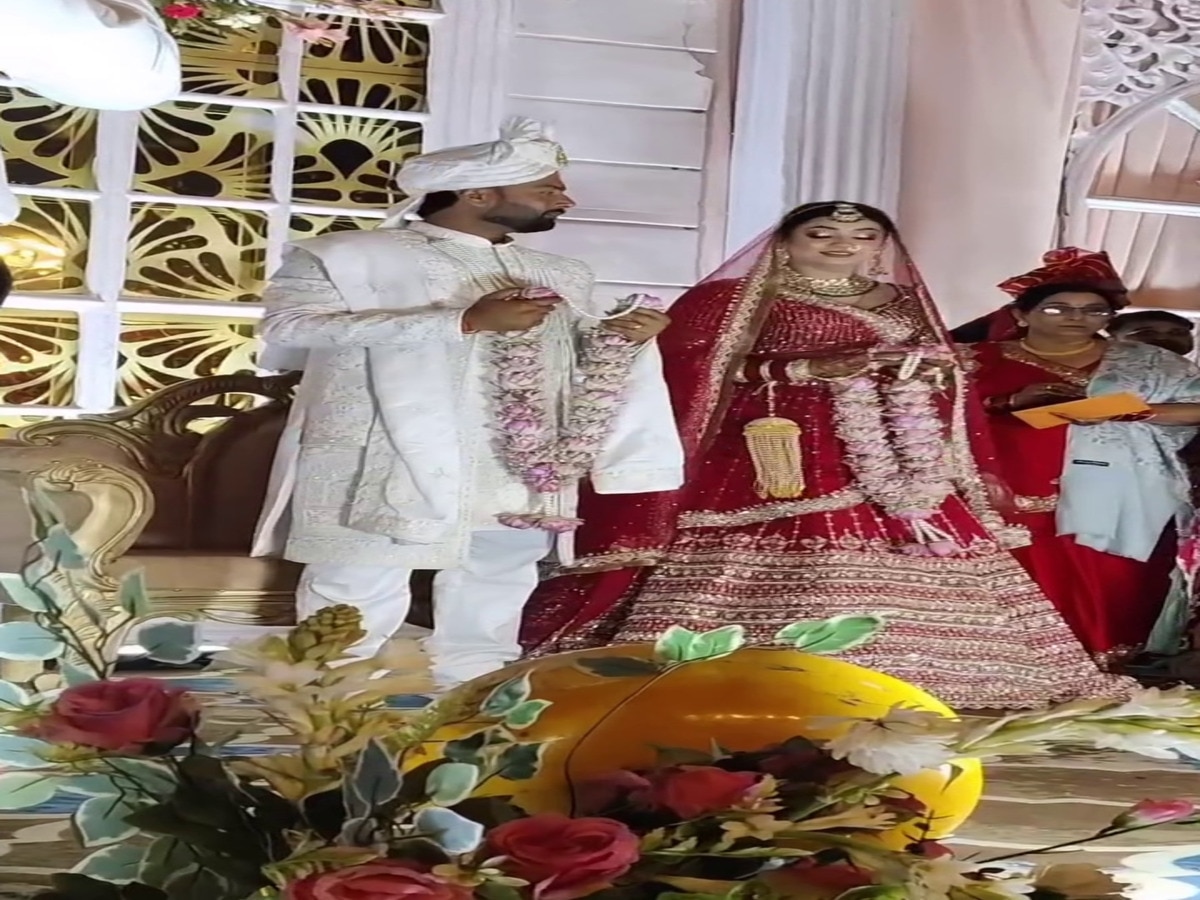 bhojpuri expression queen astha singh married shubham singh actress wedding lehenga jewellery ...