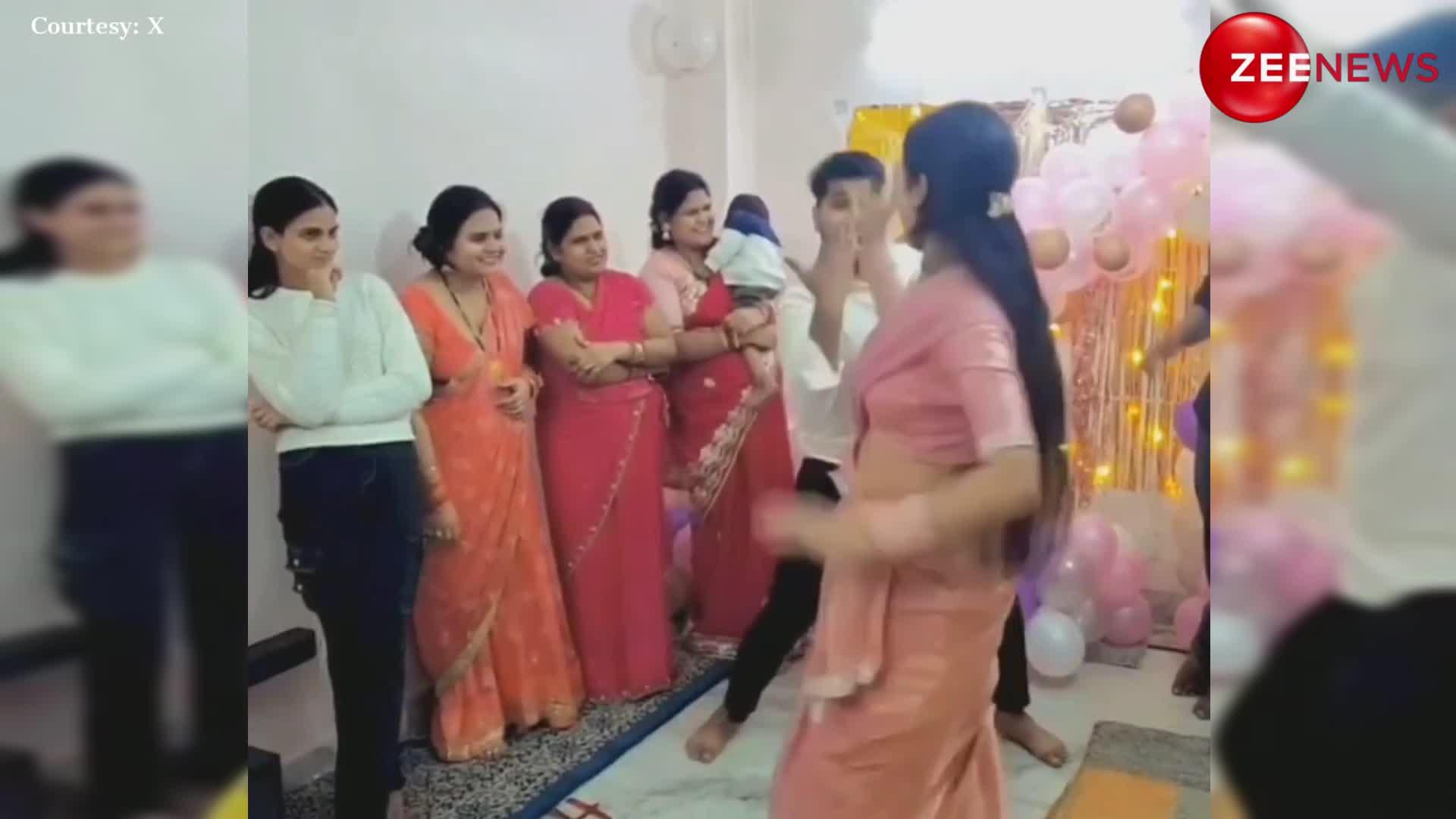 husband wife energetic dance on gauhar khan song chokra jawaan re break ...