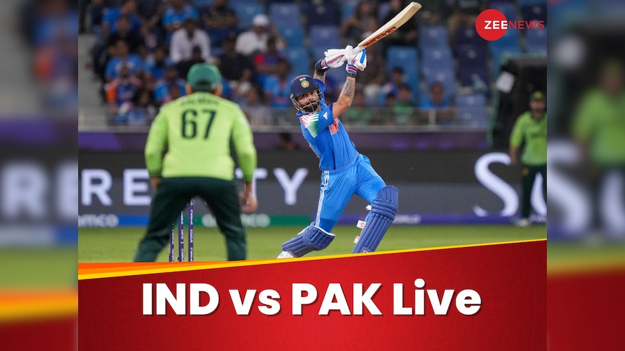 Ind vs Pak live score match ball by ball updates hindi india vs ...