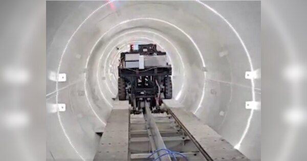 First Indian hyperloop train test track unveiled at IIT Madras rail ...