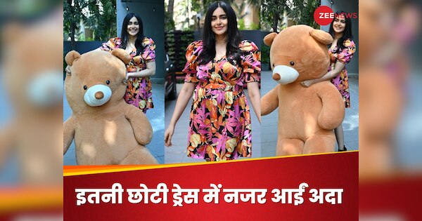 32 year actress adah sharma seen in short dress gave killer bold look ...