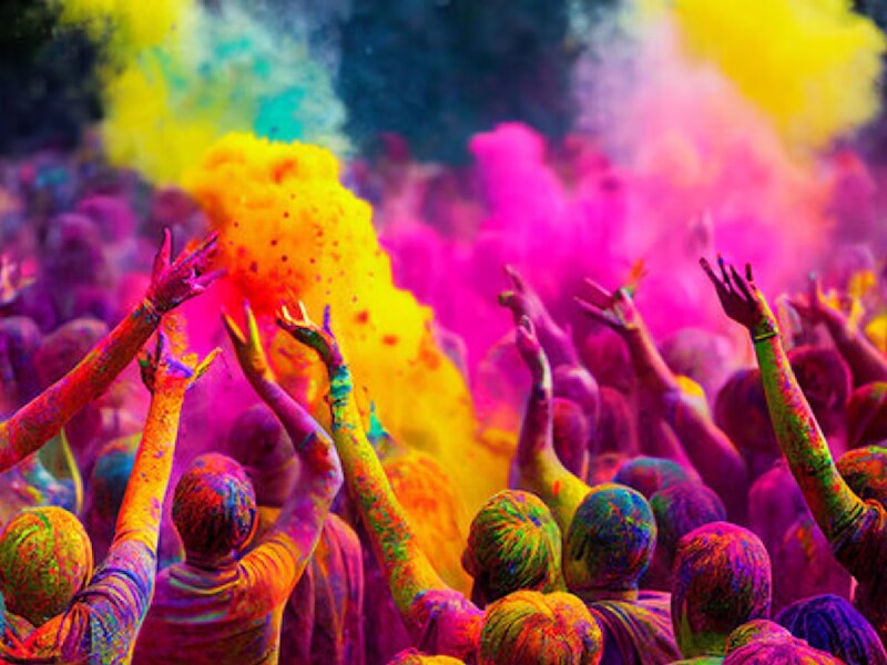 holi play with mud and Clay in naujheel mathura unique tradition of ...