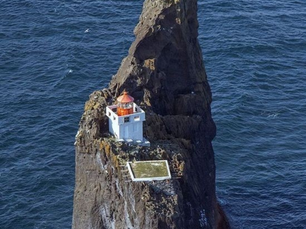 Thridrangar lighthouse iceland most remote lighthouse in the world | Thridrangaviti Lighthouse ...