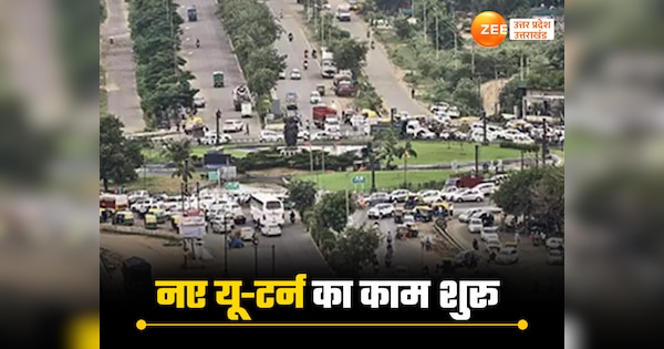 Noida Authority prepared plans for U turns at ek murti char murti gol chakkar in greater noida ...