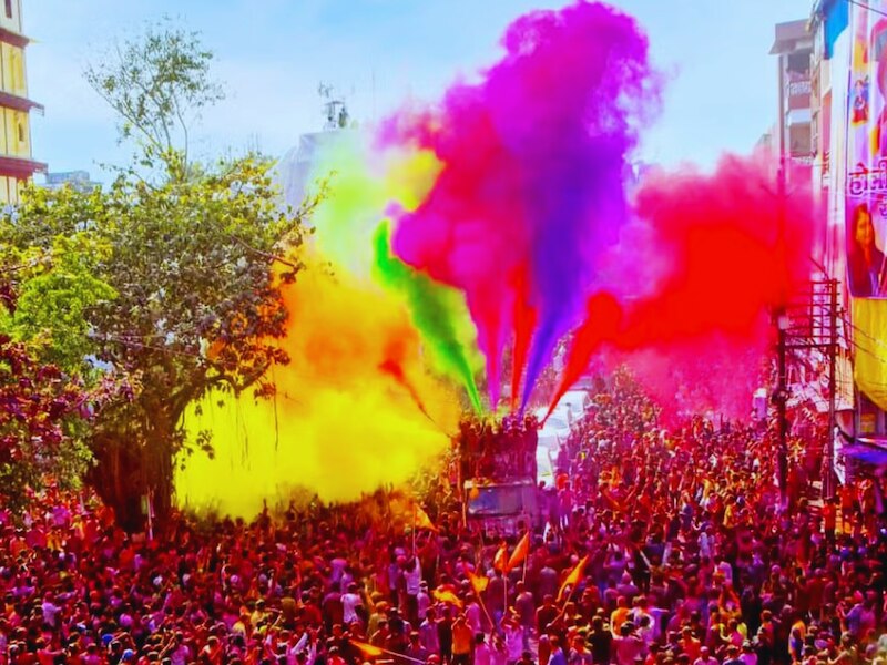 mp unique tradition of celebrating holi 2025 on rangpanchmi gair ...
