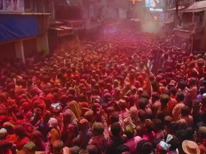 mp unique tradition of celebrating holi 2025 on rangpanchmi gair ...