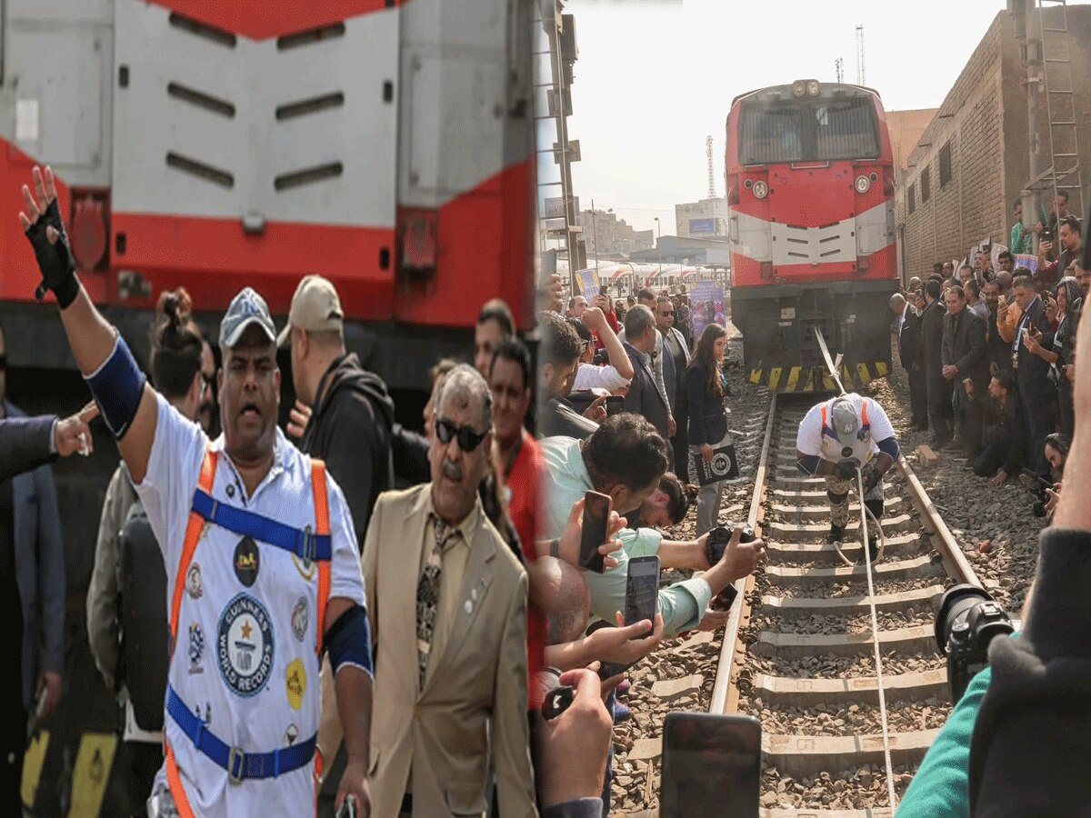 279 टन की ट्रेन दांतों से खींच दी पर ना चीनी खाते हैं और ना ही नमक ...