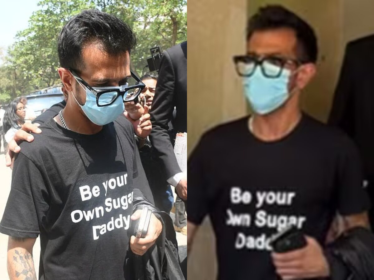 yuzvendra chahal flaunts t shirt after divorce Be Your Own Sugar Daddy ...
