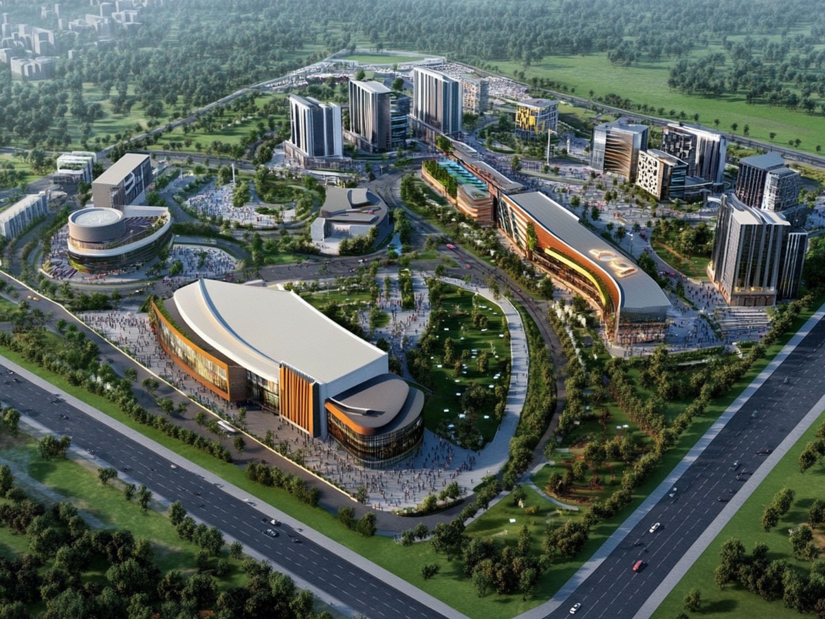 YEIDA master plan for Mathura Raya urban center and aligarh tappal ...