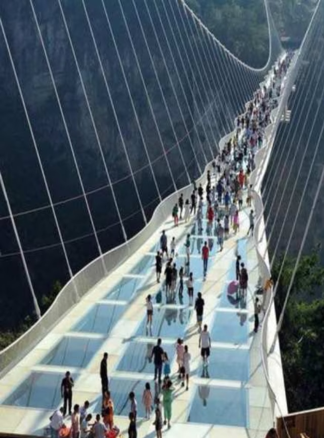 where is glass Skywalk Bridge in uttar pradesh up me kanch ka pul kaha ...