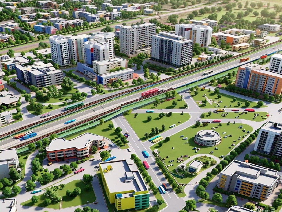 Hathras master plan 2031 Transport city will be built between Aligarh ...