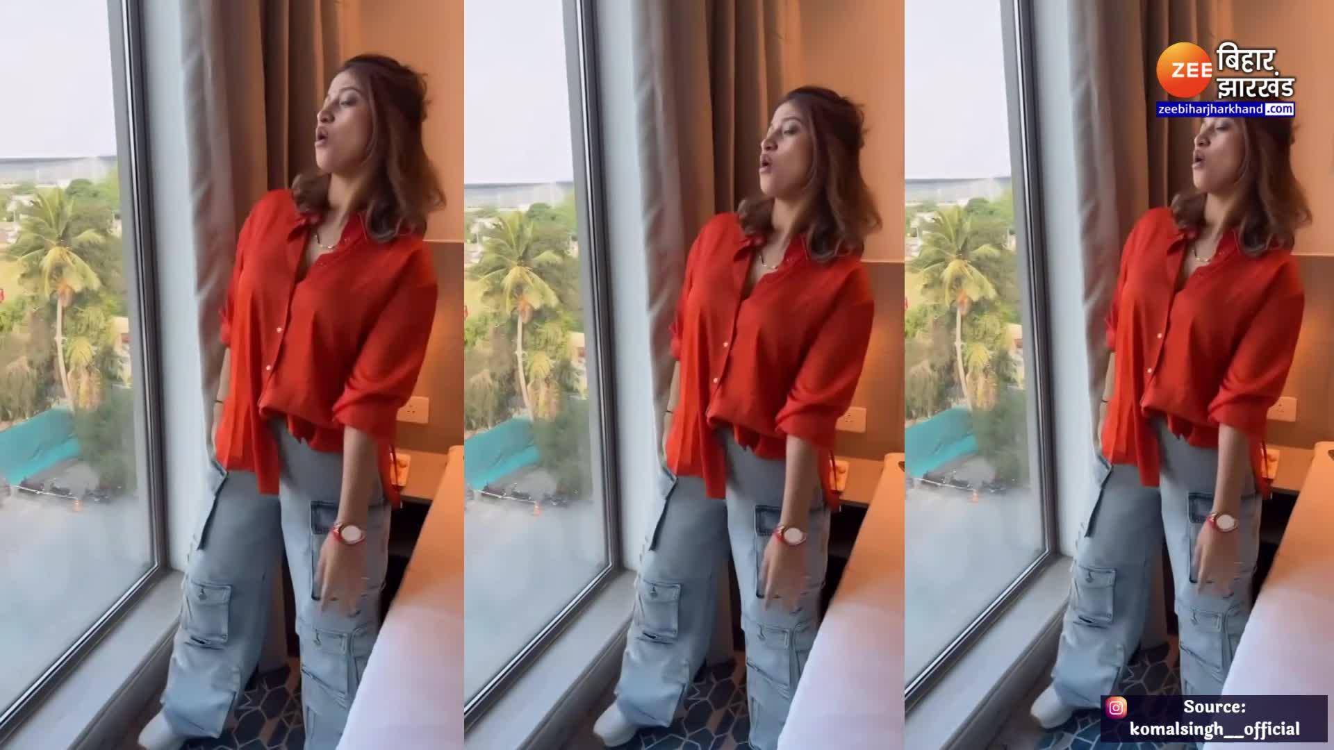 Bhojpuri Actress Komal Singh Pramod Premi Yadav Darad Ke Bahana Song ...