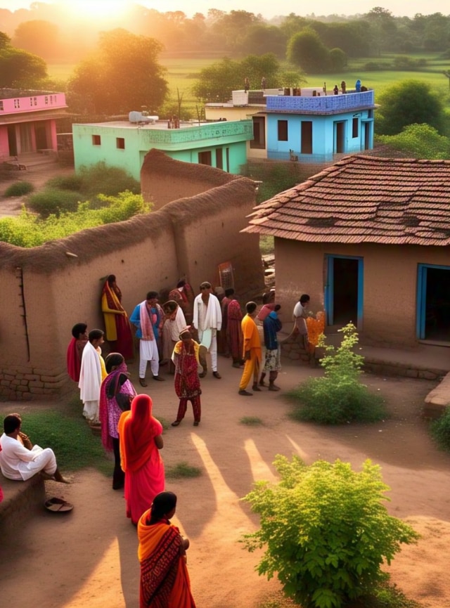 unique village of India is in Uttar Pradesh Where states change on take ...