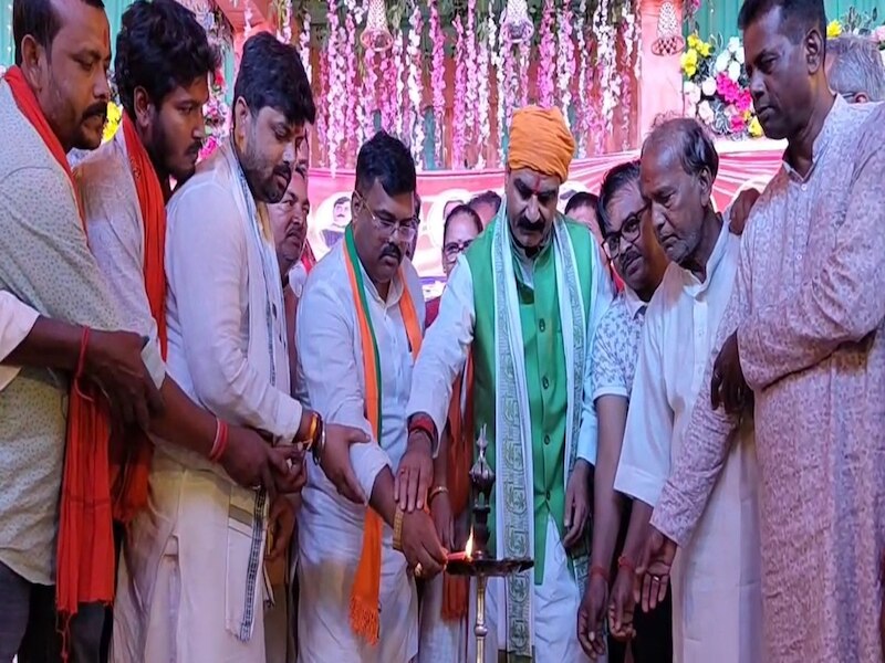darbhanga mp gopal jee thakur inaugurated BJP program Ek Sham Baba ...