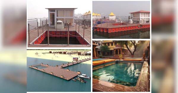 Floating bathing pool in ayodhya saryu river will be made where in 300 ...