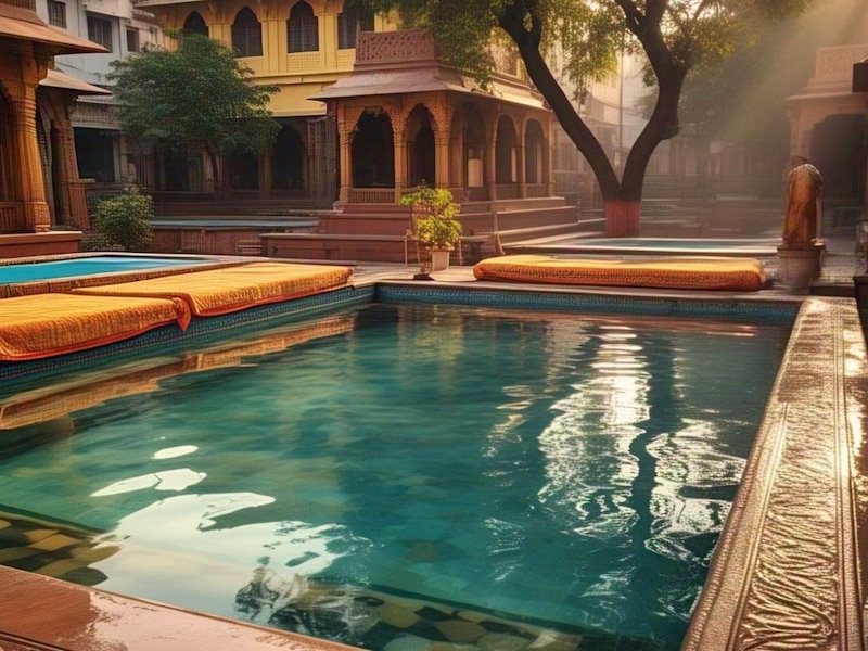 Floating bathing pool in ayodhya saryu river will be made where in 300 ...