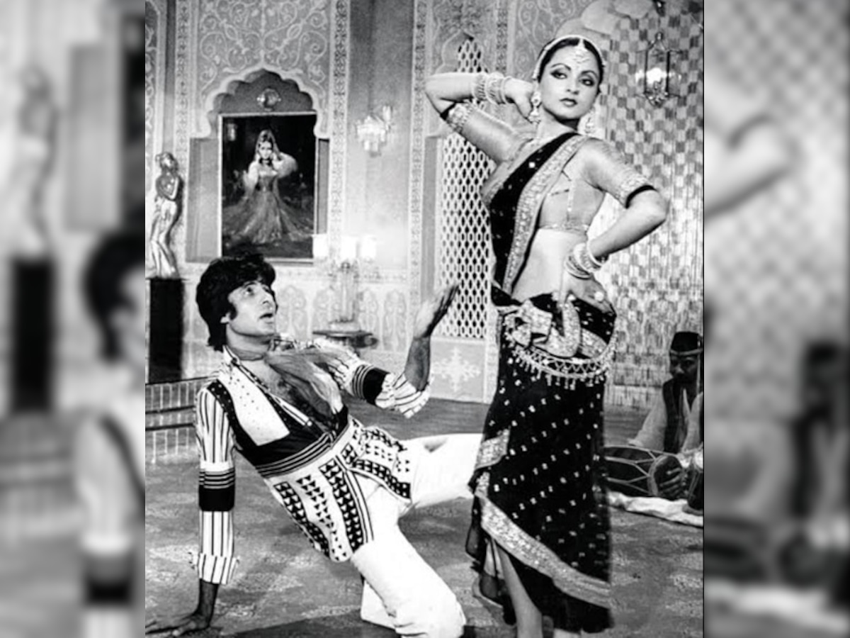 82 Years Old Bollywood Veteran Actor Amitabh Bachchan Rekha 1979 ...