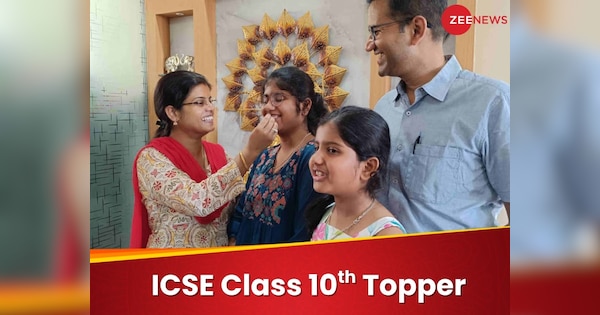 Shambhavi Jaiswal Topper in Class 10th ICSE Results 2025 score 100 ...