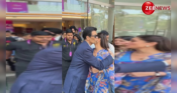 kareena kapoor sanskari look in floral saree spotted with karan johar ...