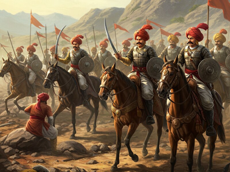 Maharana Pratap in battle of dewair when 36000 Mughals surrendered ...