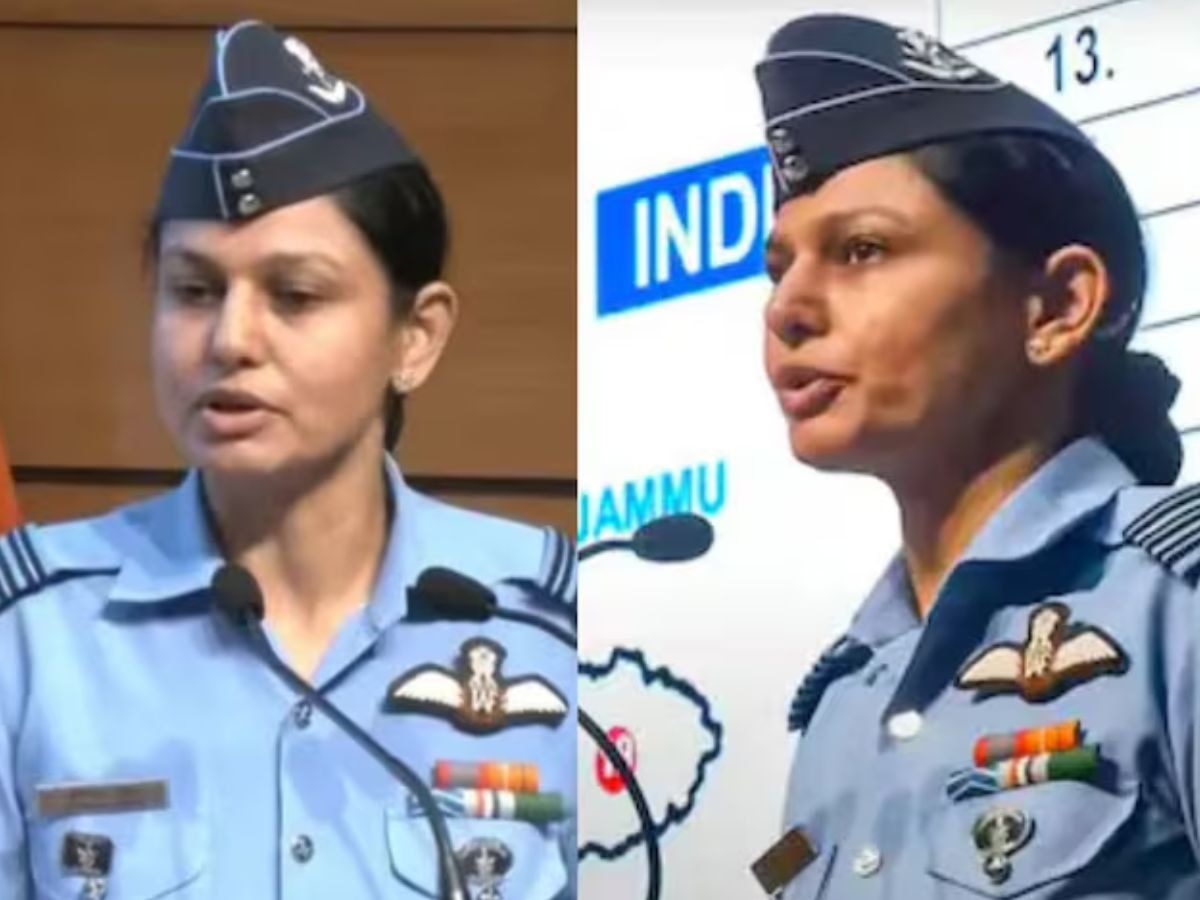 Lucknow born Wing Commander Vyomika Singh who briefed media about ...