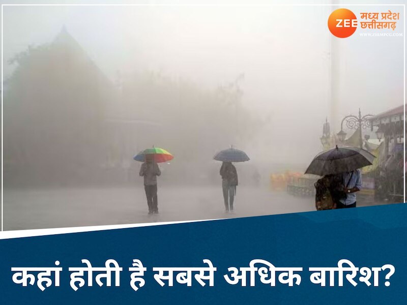 cg monsoon which division receives most rainfall Know which district is called cherrapunji of ...