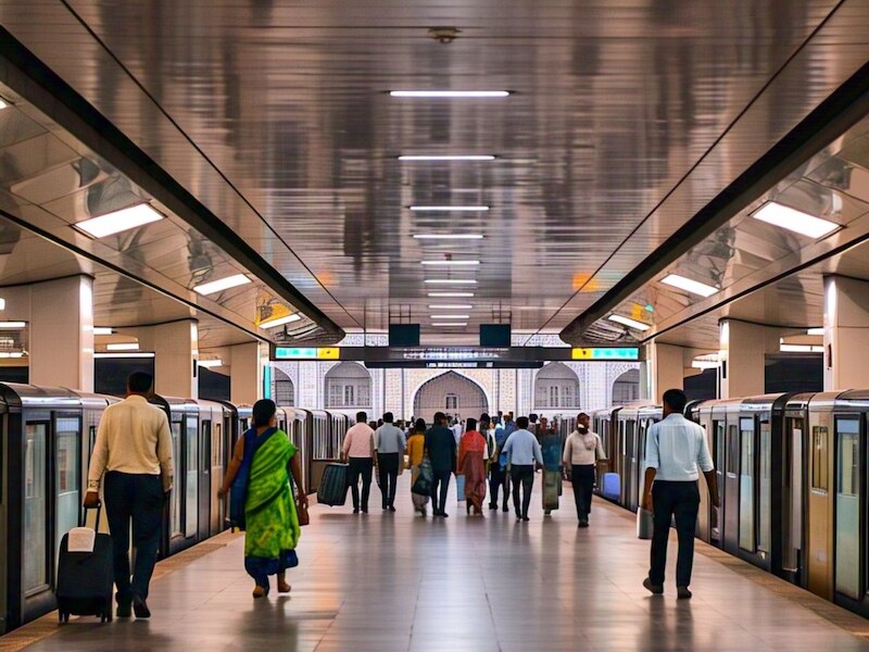 Good news on Agra Metro Corridor foot over bridges will be built at 3 ...