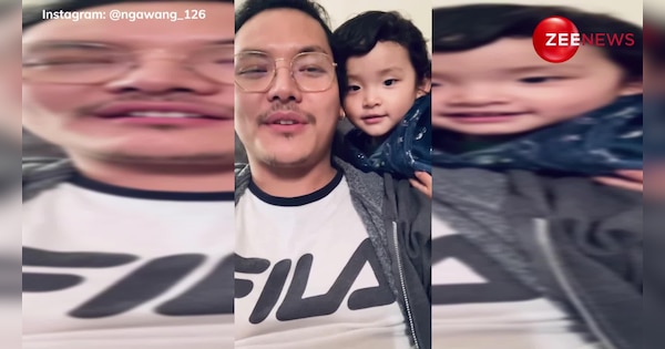 Father sings Aajkal Tere Mere Pyar Ke Charche song with little daughter ...