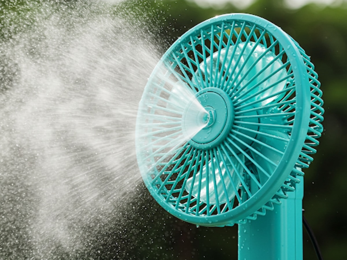 water sprinkler fan cools room like air conditioner know how it Works ...