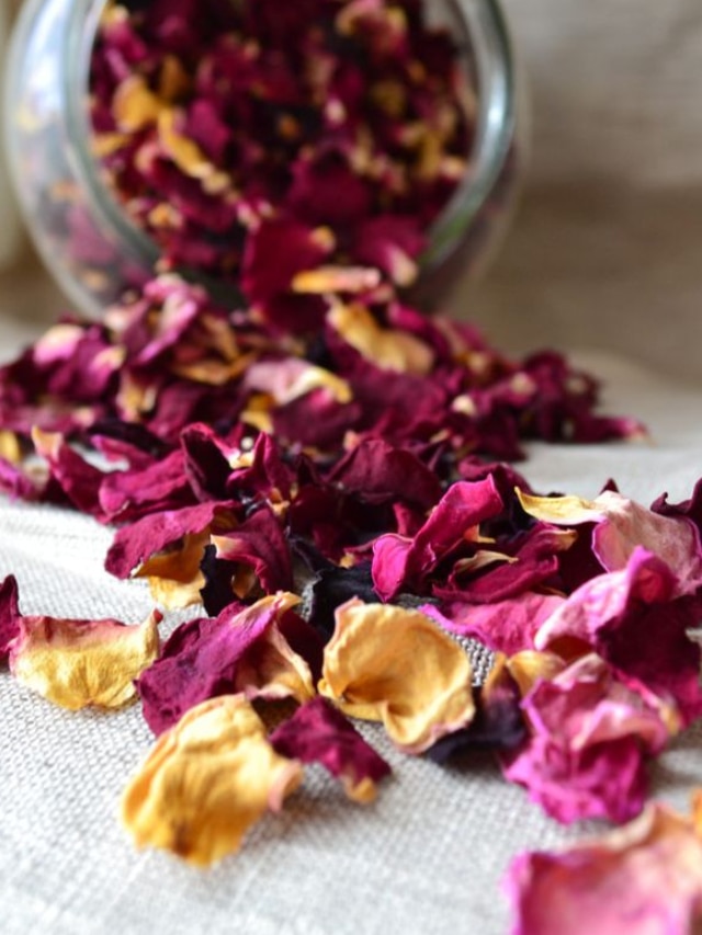 Prepare a natural face scrub with rose petals | गुलाब की पंखुड़ियों से ...