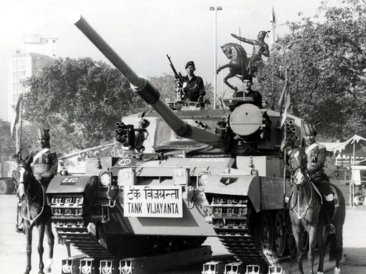 Vijayanta Indias first indigenously built Main Battle Tank in action ...