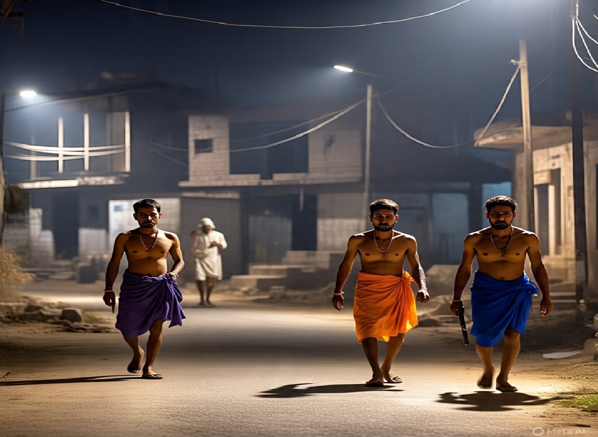 Terror of Chaddi baniyan Gang in Lalitpur gang caught in CCTV Footage ...