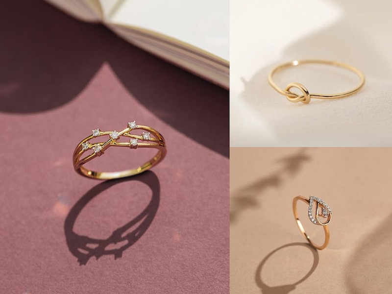 latest gold jewellery designs in 4 to 5 gram gold trending gold ...