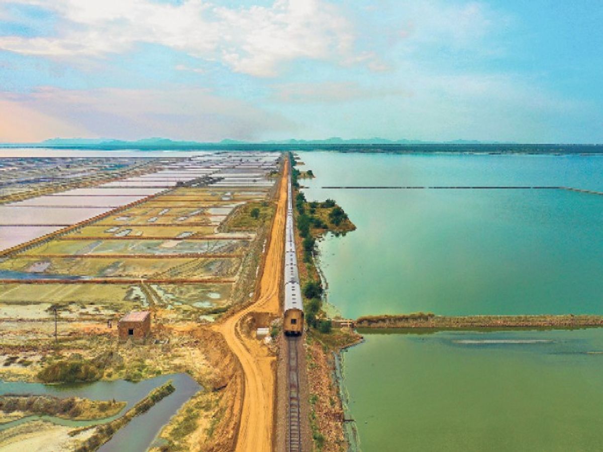 saltiest water in India sambhar jheel of rajasthan where salt is made ...
