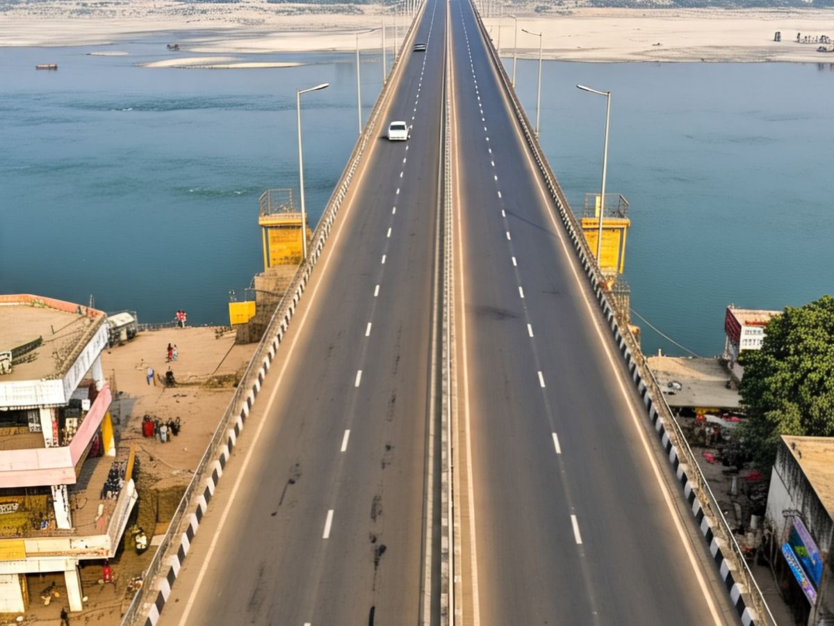 Varanasi Ring Road opened new Ganga bridge One lane connecting Ghazipur ...