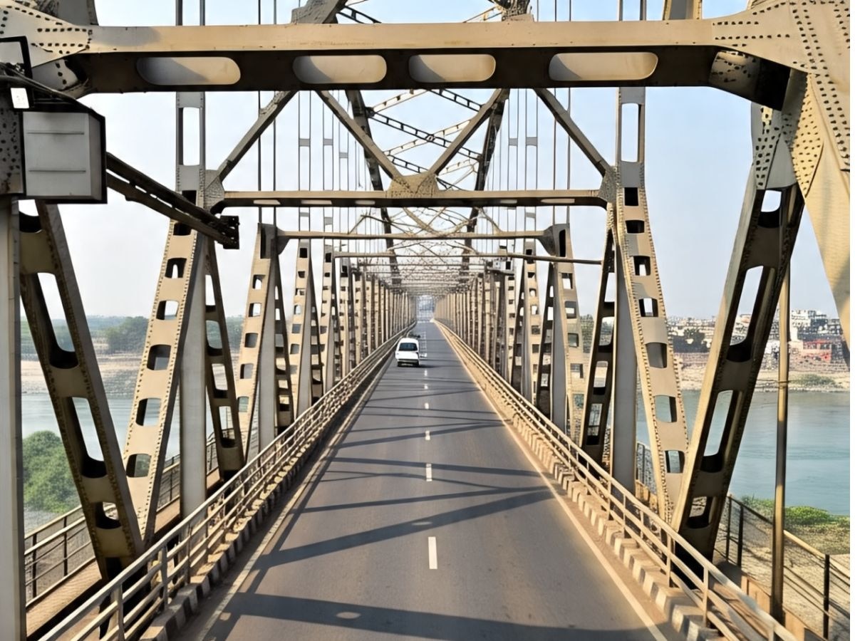 Varanasi Ring Road opened new Ganga bridge One lane connecting Ghazipur ...