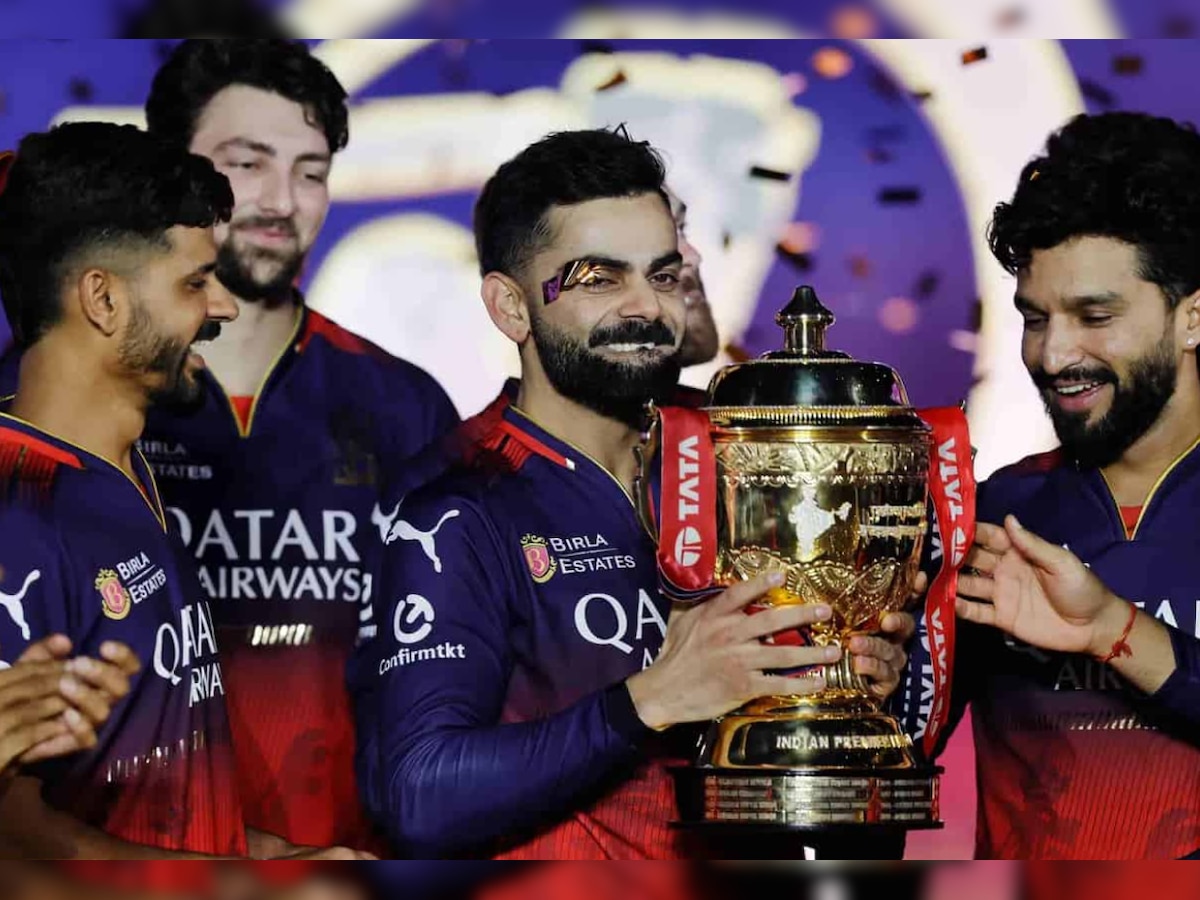 RCB Team Celebration Photos After Wins Maiden IPL Trophy in 18 Years ...