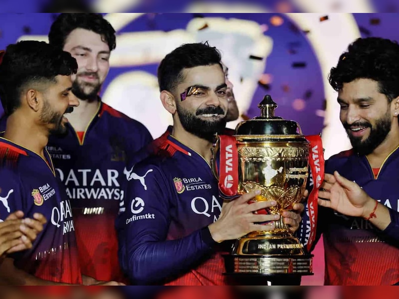 RCB Team Celebration Photos After Wins Maiden IPL Trophy in 18 Years ...