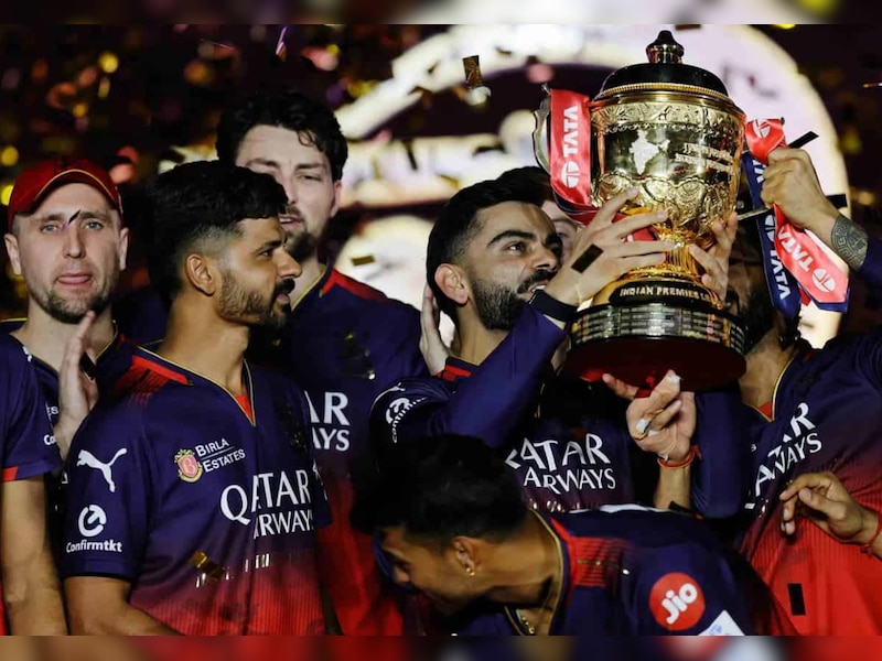 RCB Team Celebration Photos After Wins Maiden IPL Trophy in 18 Years ...