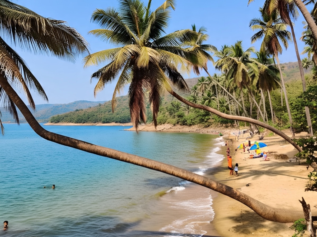 chuka beach of pilibhit tiger reserve at sharda dam known as goa of ...