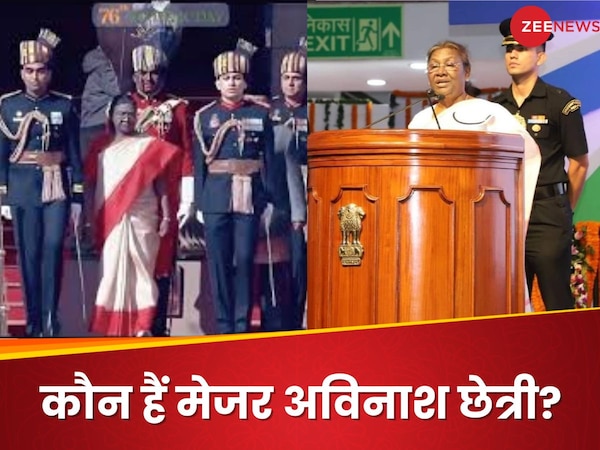Who is major avinash chhetri officer often seen with president draupadi Murmu know here | कौन ...