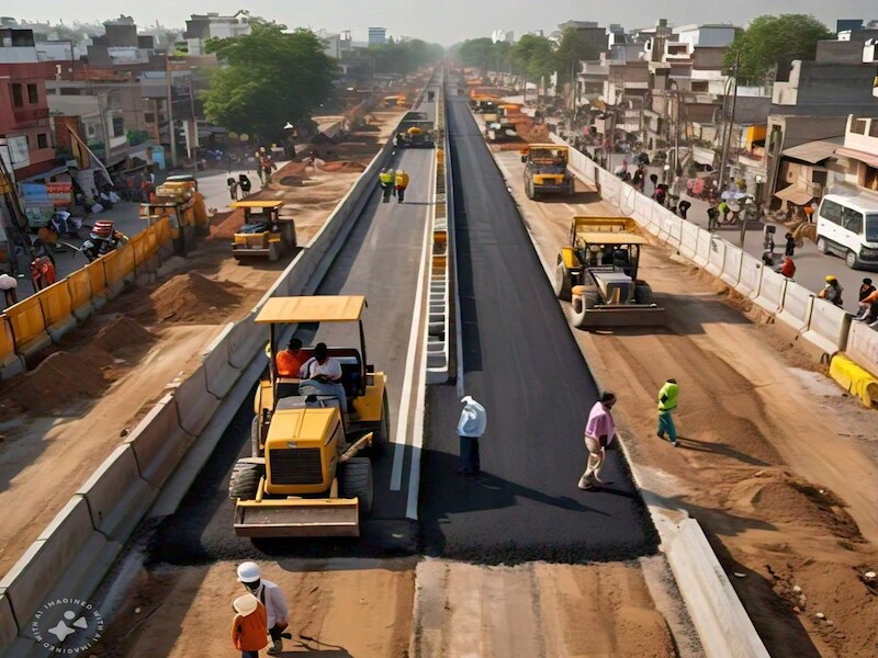 outer ring road in Rajnagar Extension to be 60 meters wide traffic jam ...