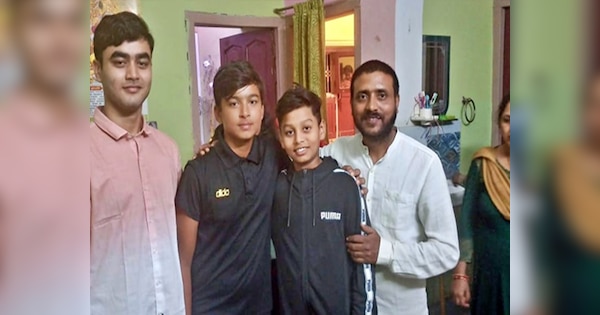 Vaibhav Suryavanshi Childhood Friend 13 Year Old Ayan Raj Slams Triple ...