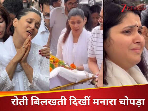 34 Year Old Mannara Chopra Father Raman Rai Handa Funeral Crimination ...