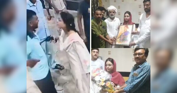congress and Samajwadi party honoured hardoi girl ariba who pointed ...