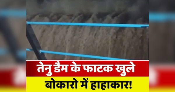 All 10 gates of Tenu Dam opened in Bokaro | VIDEO: बोकारो में बारिश से ...